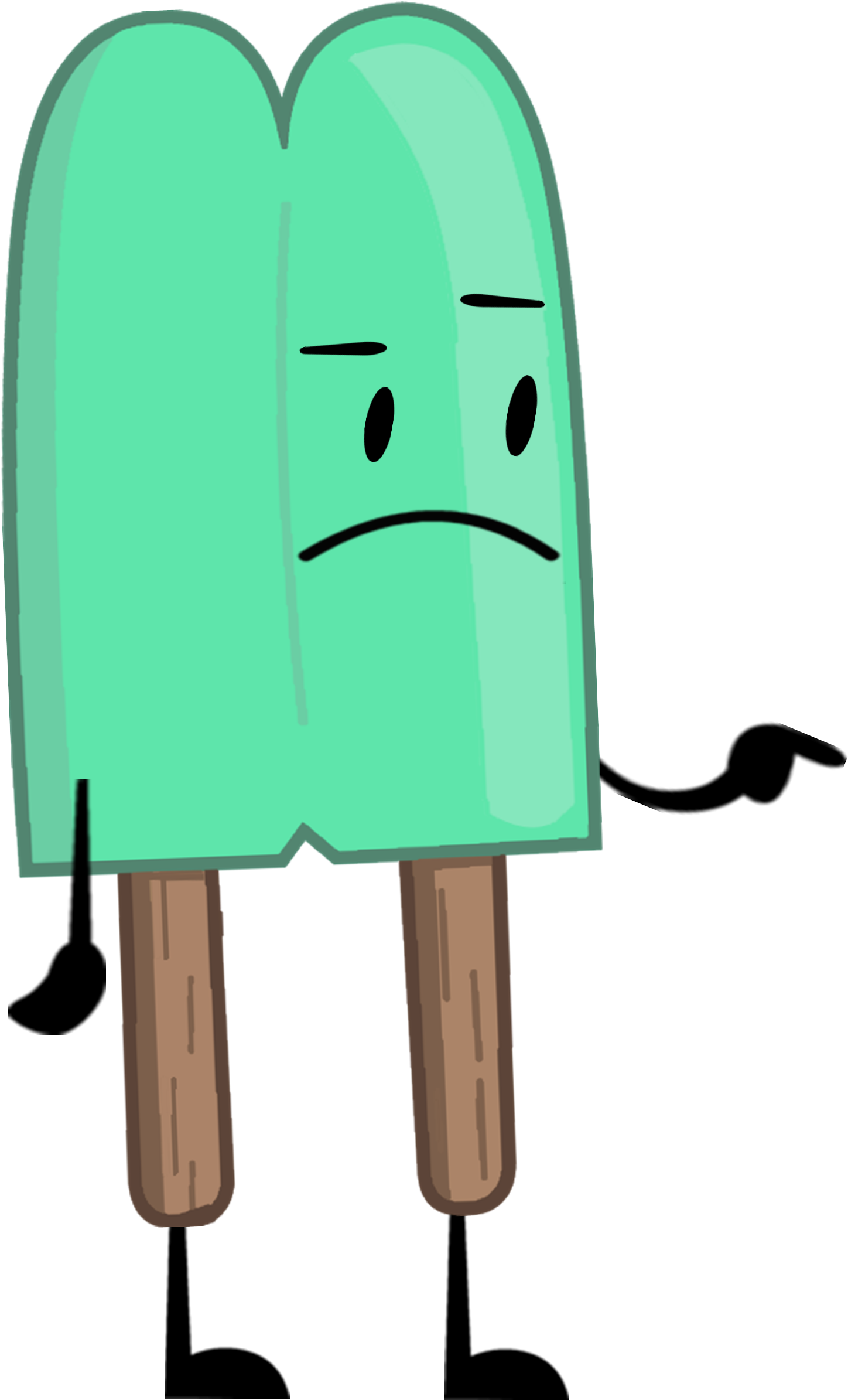 Episode 7/current - Object Invasion Popsicle (1481x2398), Png Download