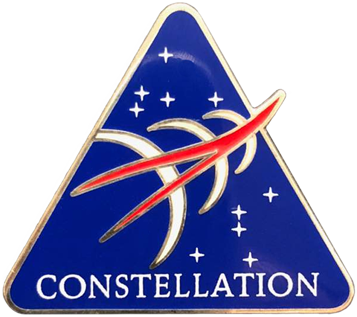 Constellation Pin - Space Patches - Nasa Constellation Program (727x645), Png Download