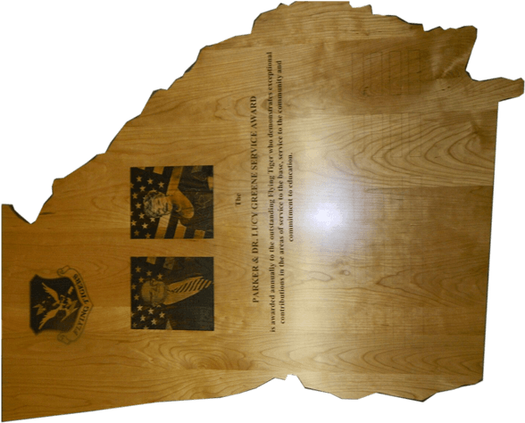 Custom Engraved State Plaque - Plywood (600x600), Png Download