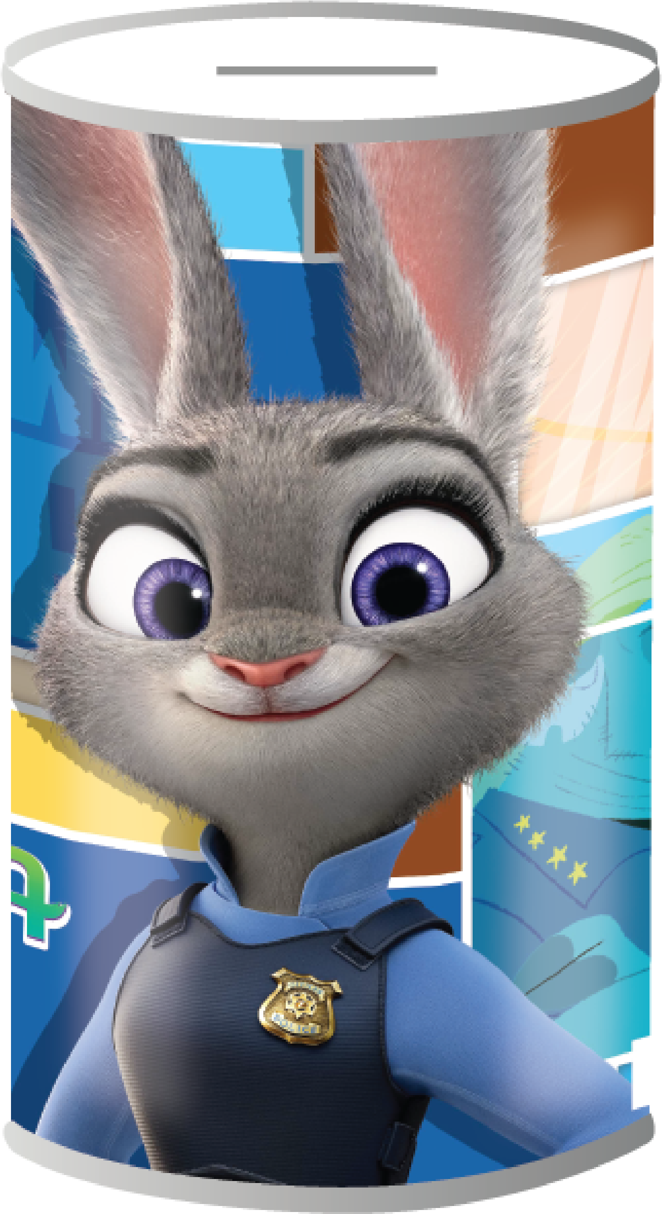 Zootopia Coin Bank Collection - Cartoon (2367x3058), Png Download
