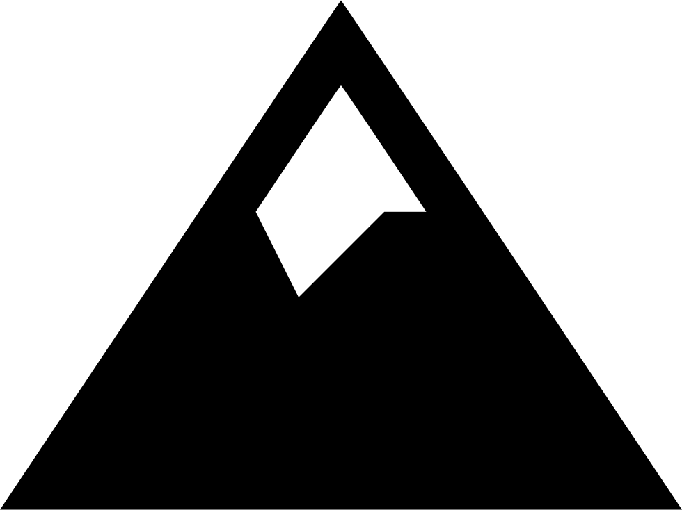 Download Png File Svg - Symbol Of Mountain Peak | Transparent PNG ...