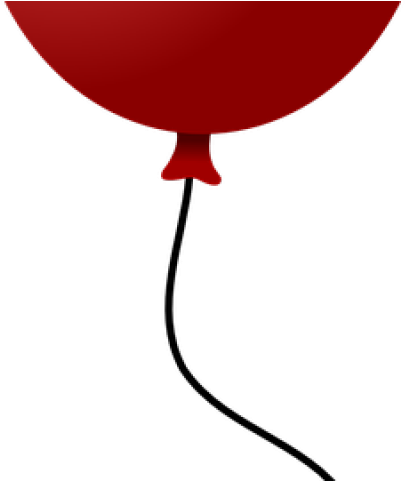 Single Clipart Red Balloon (640x480), Png Download