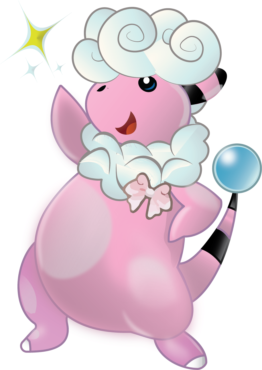 Flaaffy , - Cartoon (1023x1313), Png Download