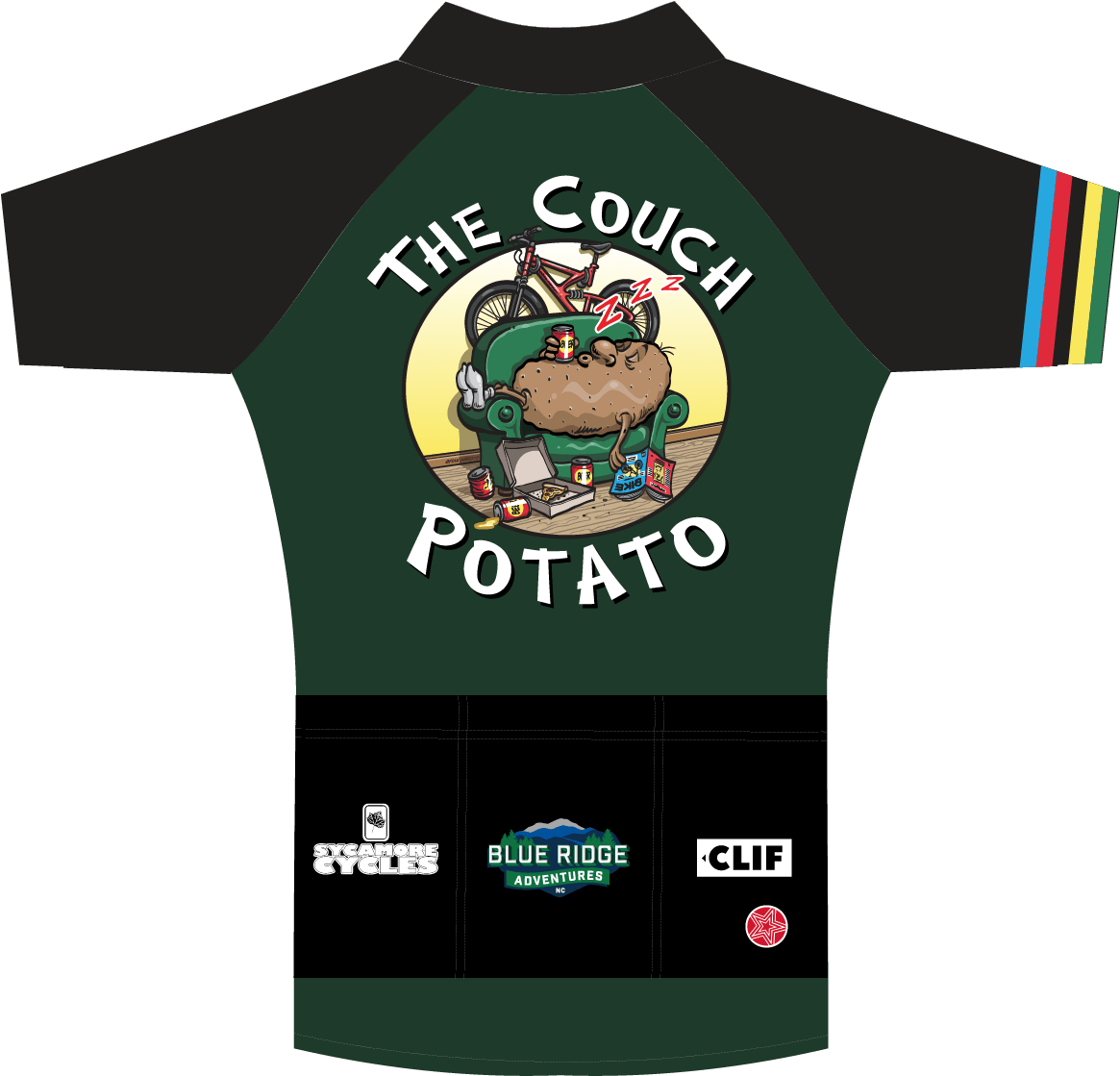 2019 Couch Jersey Back - Cartoon (1200x1200), Png Download
