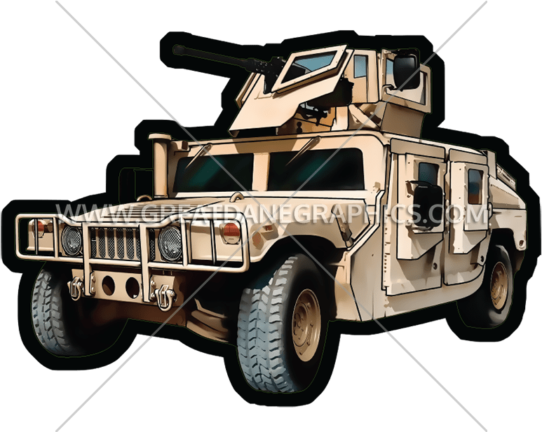 Hummer Clipart Military Car - Humvee Vector (825x616), Png Download