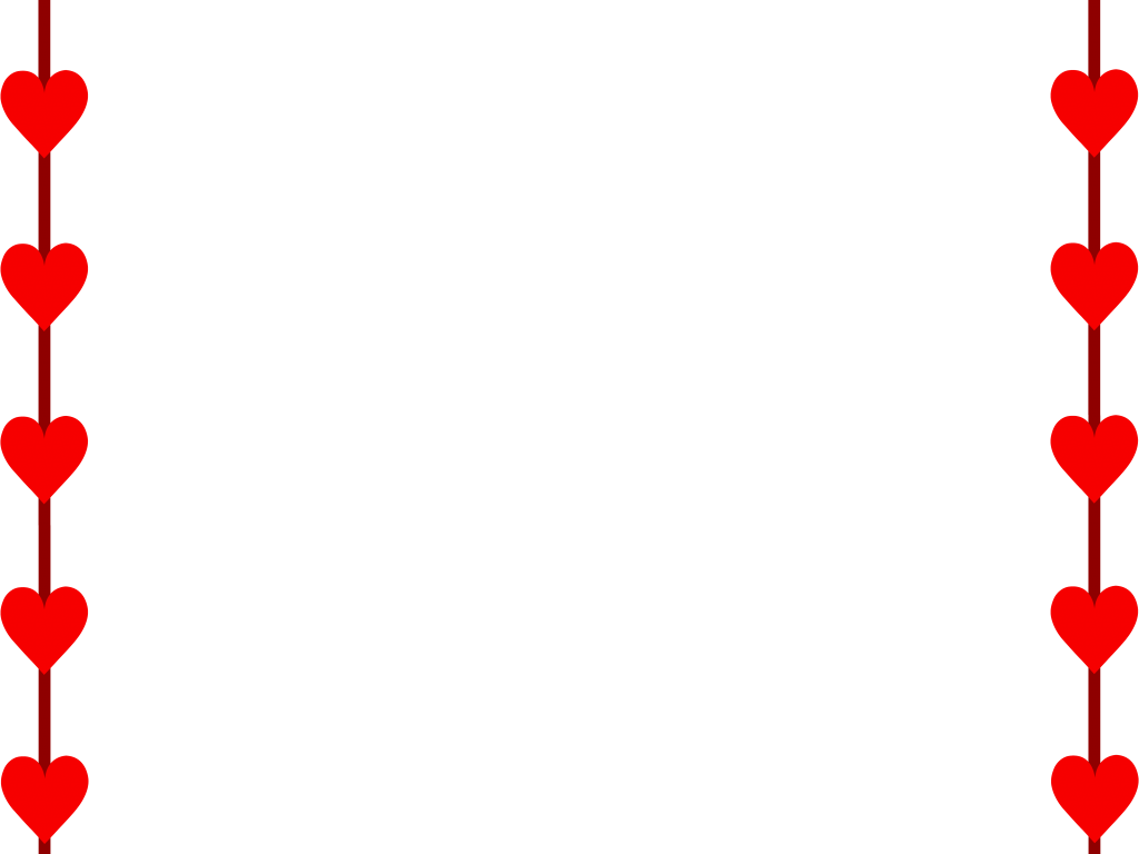 Download Valentines Borders Clip Art - Love (1024x768), Png Download