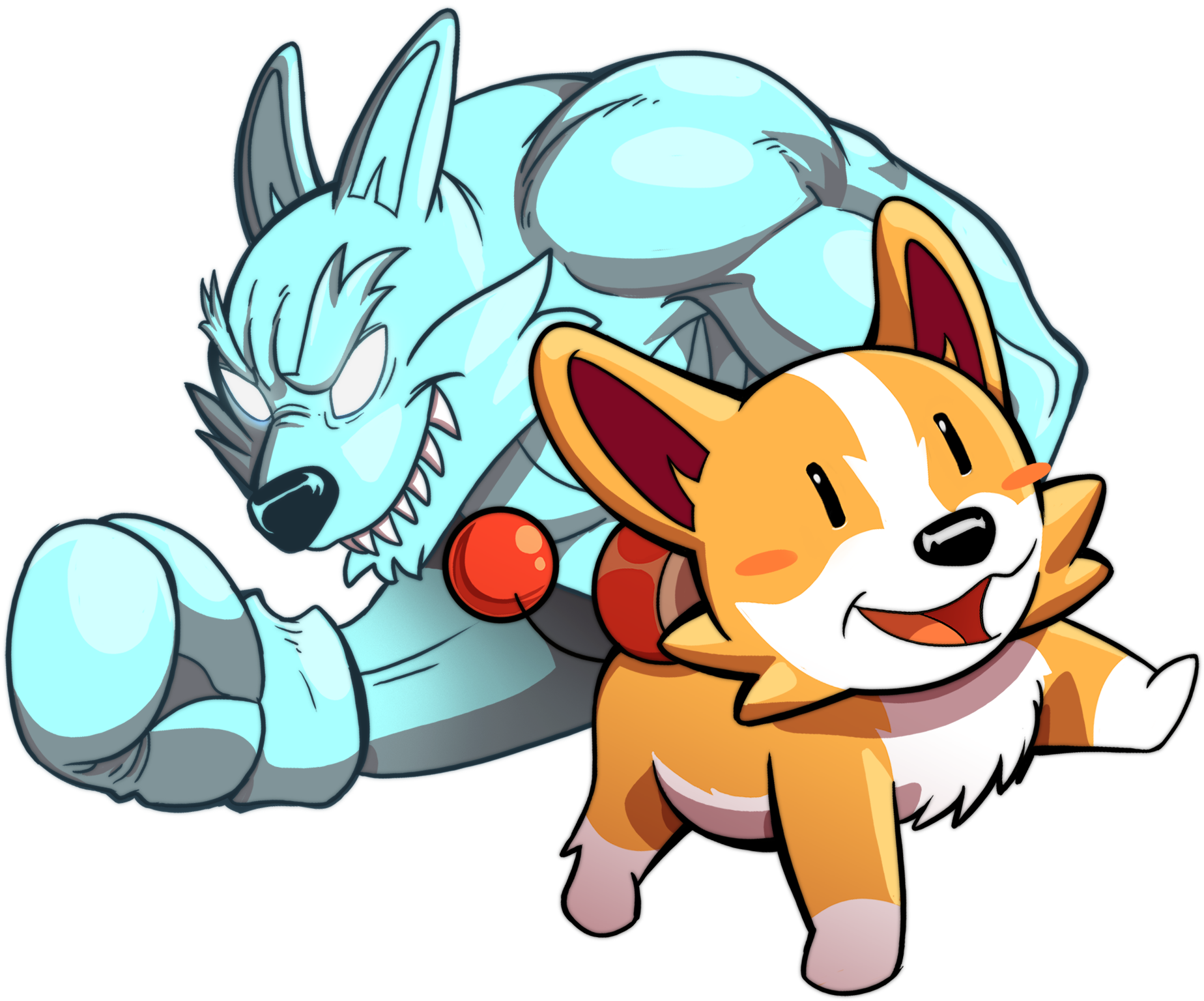 Bullet Animal Spirit Hd - Cartoon (2140x1769), Png Download