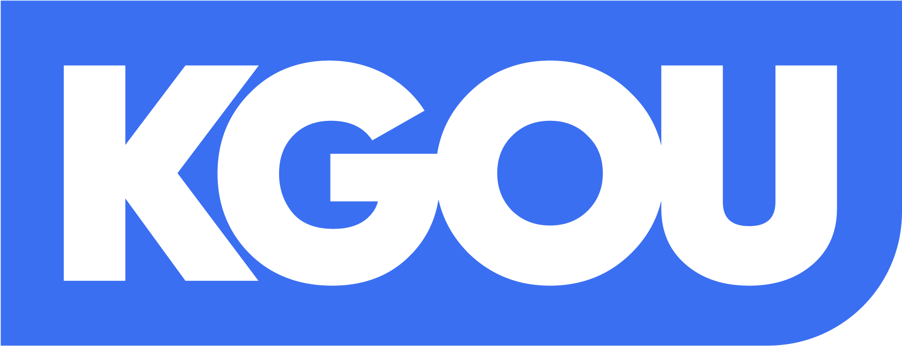 Kgou Logo - Circle (1893x759), Png Download