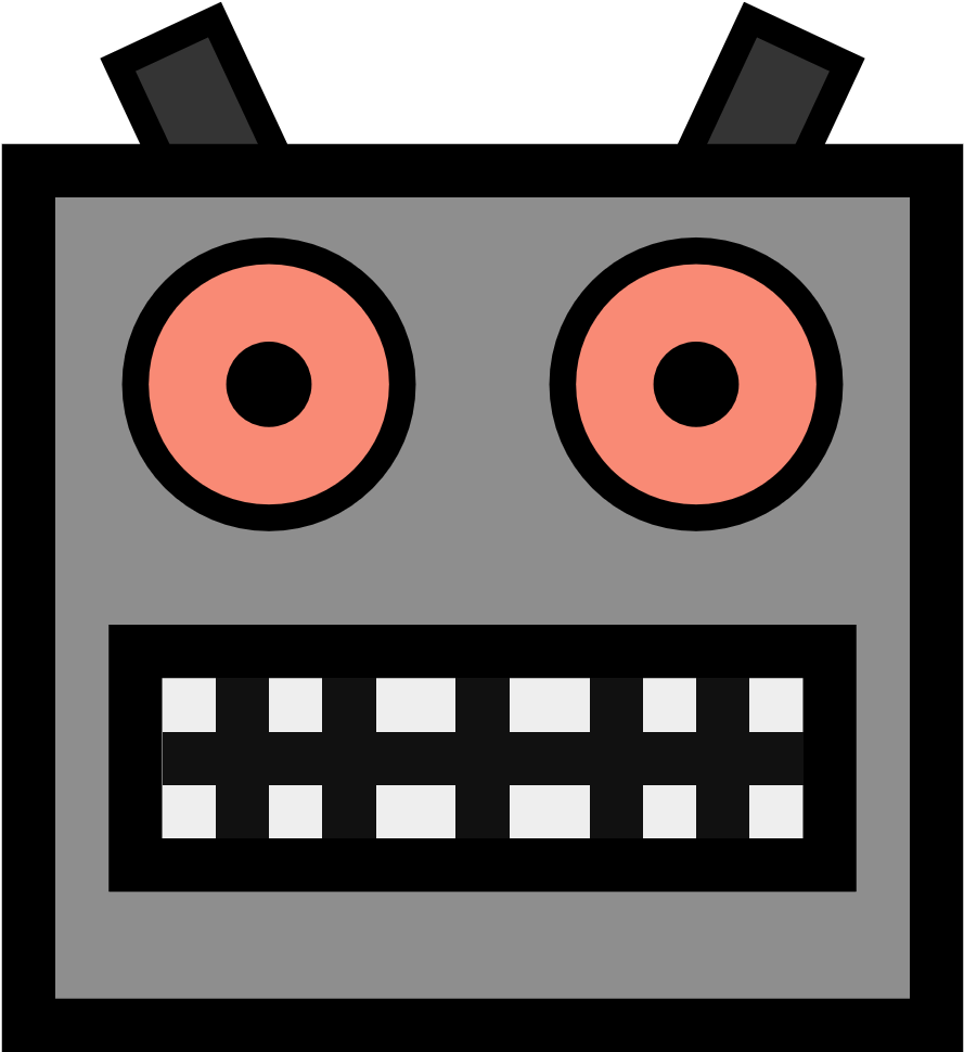 Com/wp Robot Icon - Robot Face Cartoon (946x985), Png Download