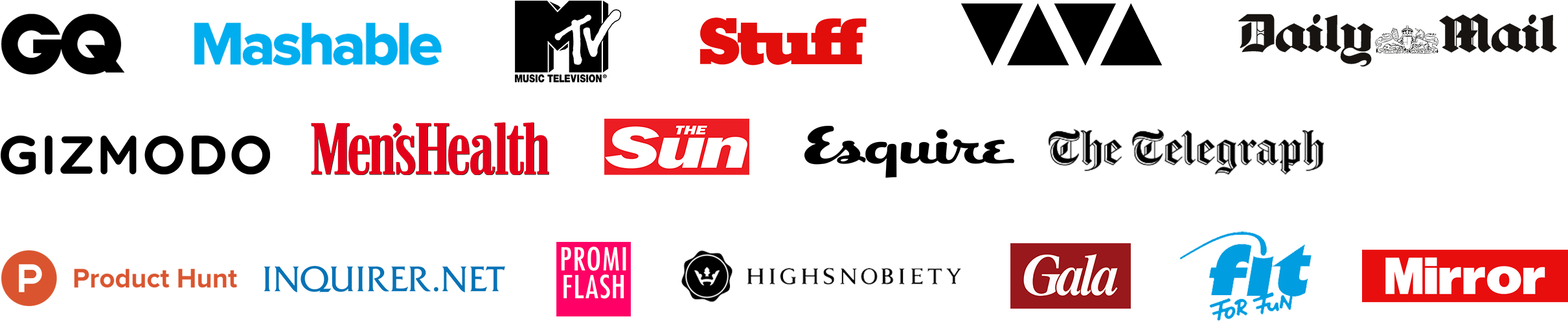 Daily Mail (2537x653), Png Download