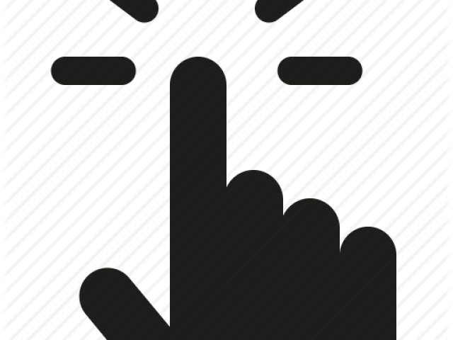 Mouse Cursor Click Clipart Png - Point And Click (640x480), Png Download