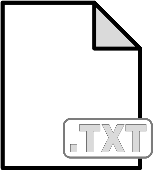 Download Electronic Document Text File Brand Technology - Txt Clipart ...