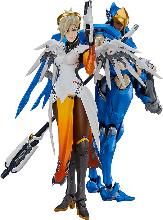 Figma Mercy Figma Mercy - Figma Overwatch (534x795), Png Download