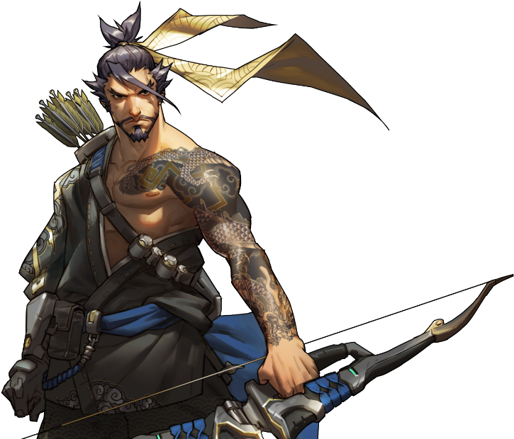 Overwatch Hanzo Color Palette (1920x650), Png Download