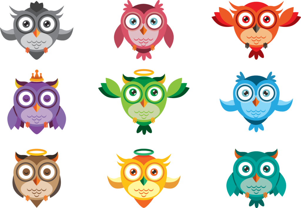 Download Kisspng Owl Clip Art Colorful Cute Owls Vector 5a708f7f8304f0 ...