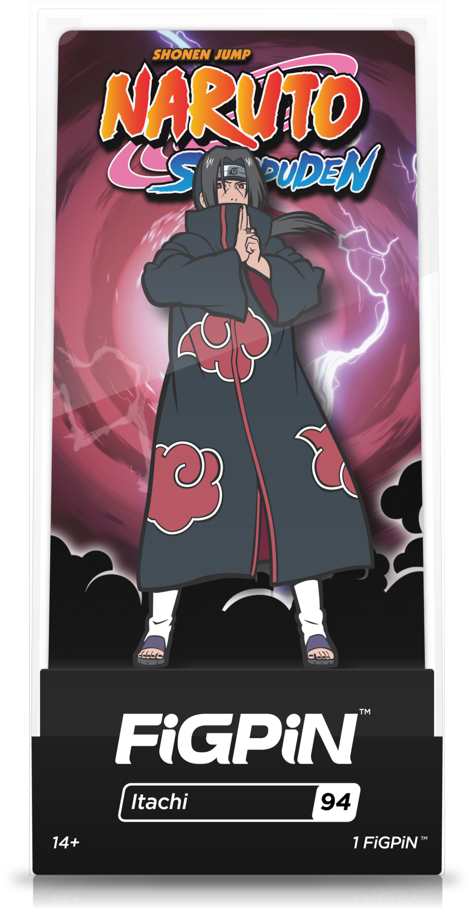 Itachi Enamel Pin (1143x2000), Png Download