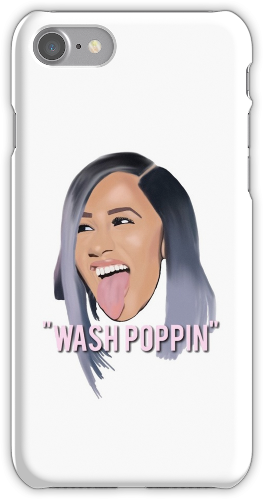 Cardi B Wash Poppin Iphone 7 Snap Case - Cardi B Phone Case (750x1000 ...
