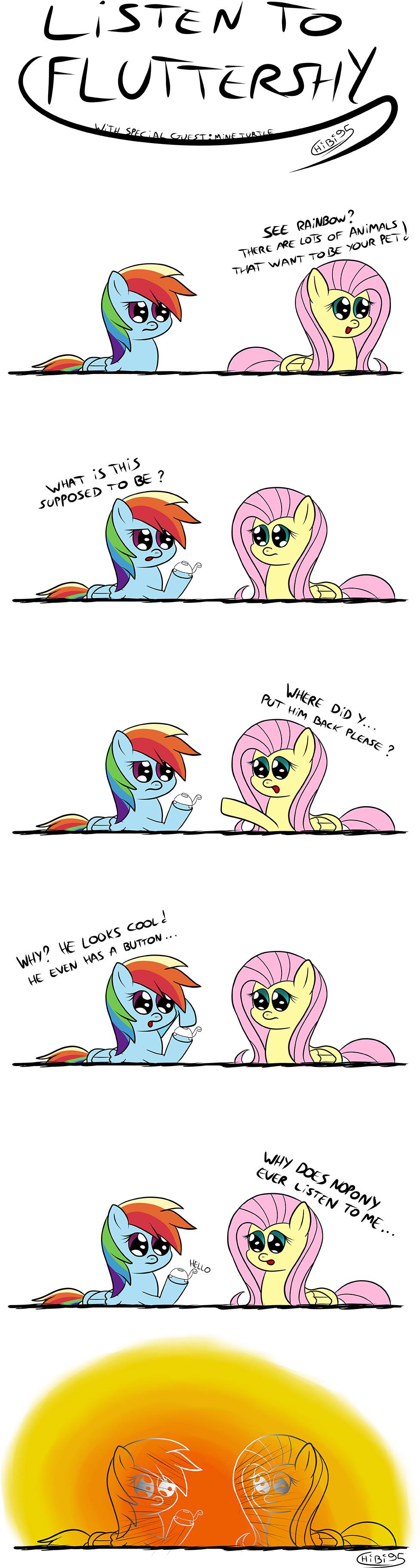 Download Chibi95, Asdfmovie, Comic, Explosion, Fluttershy, Mine - Asdf ...