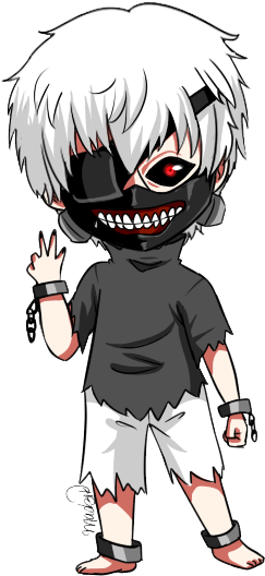 Download Kenhelp - Kaneki Ken Mask Chibi | Transparent PNG Download ...