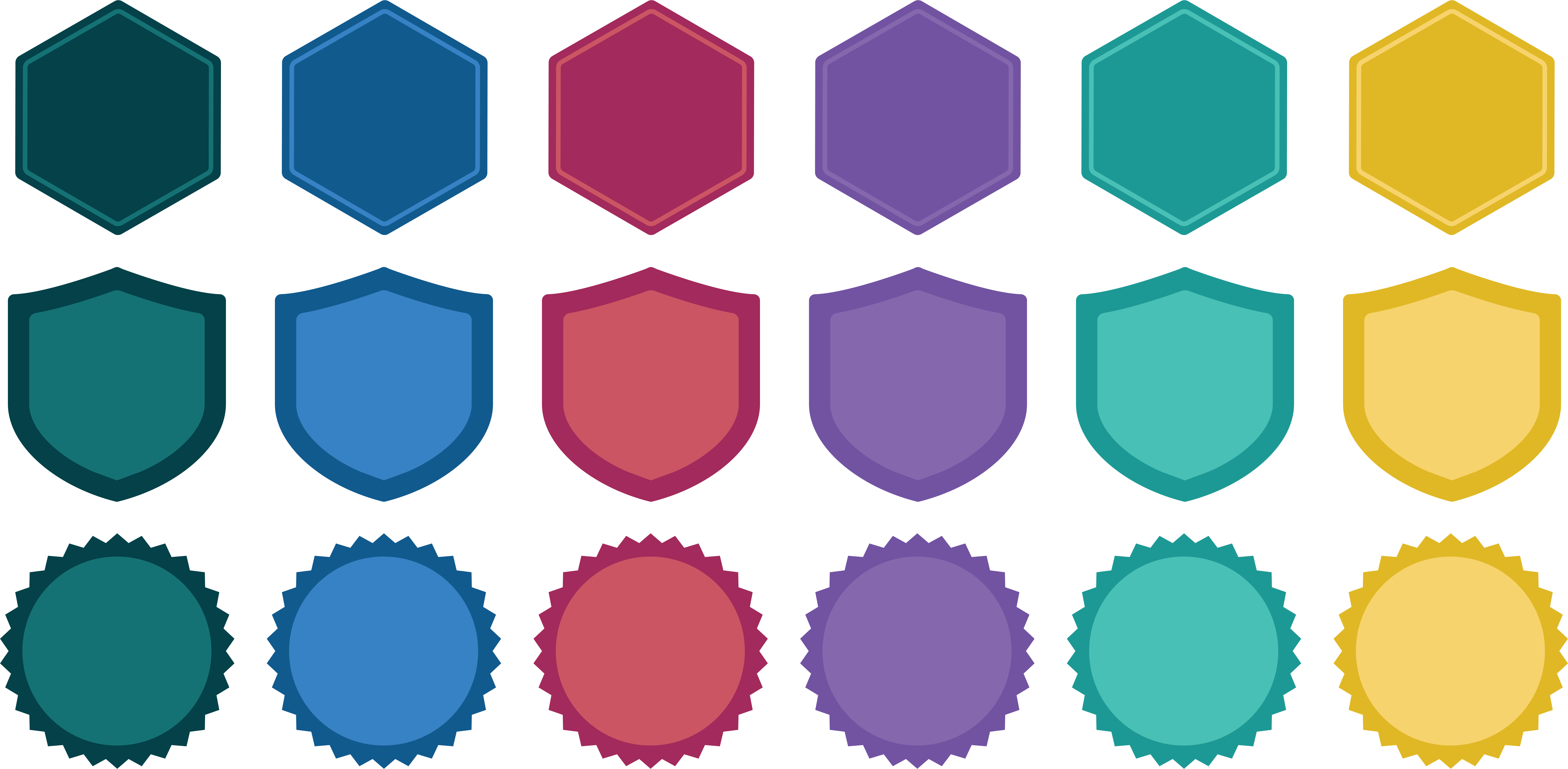 Download 7118 X 3493 12 - Badge Design | Transparent PNG Download | SeekPNG