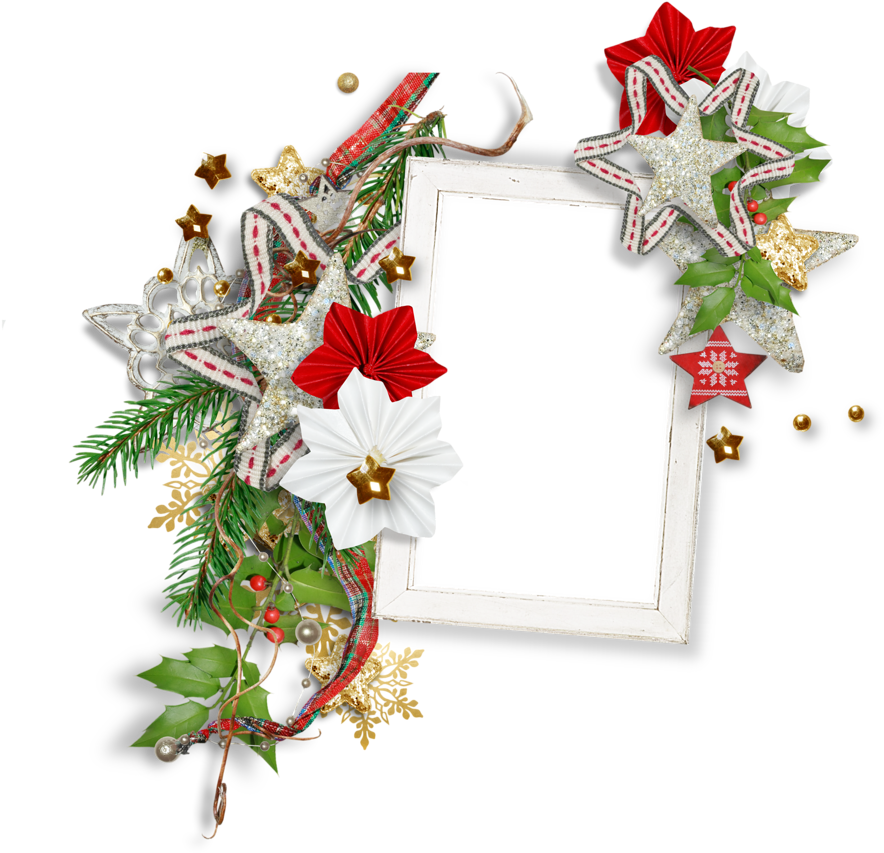 Christmas Cluster Frame - Transparent Christmas Cluster Frames ...