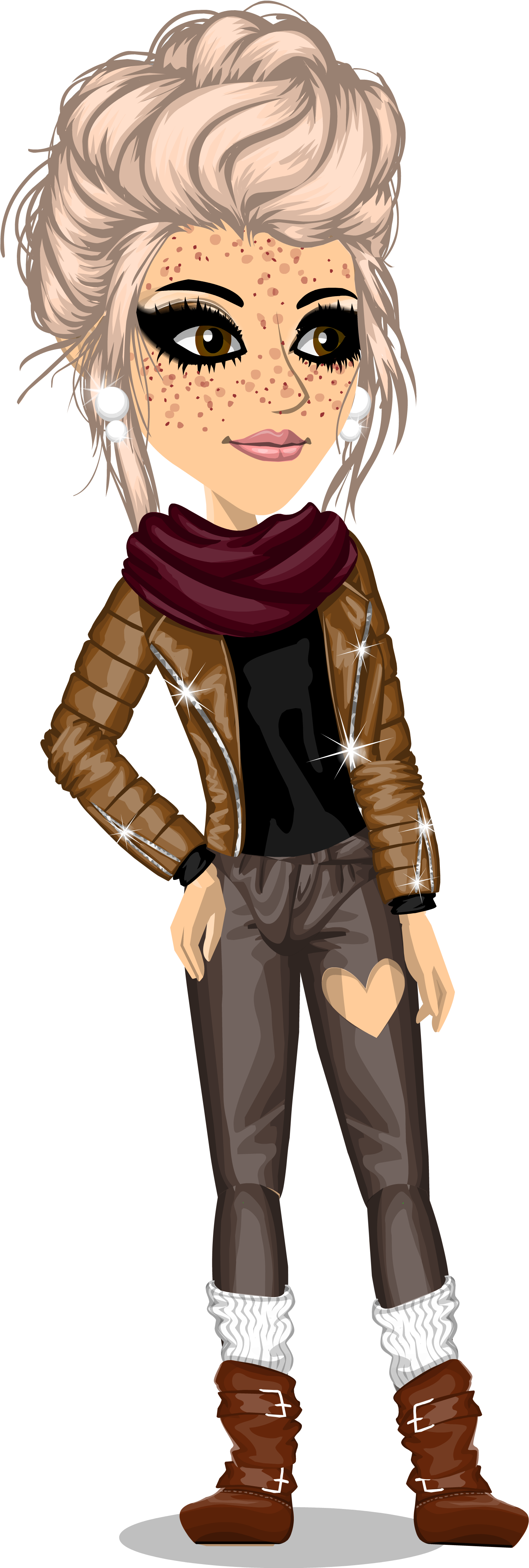 Msp Winter Warmth - Cartoon (1533x4483), Png Download