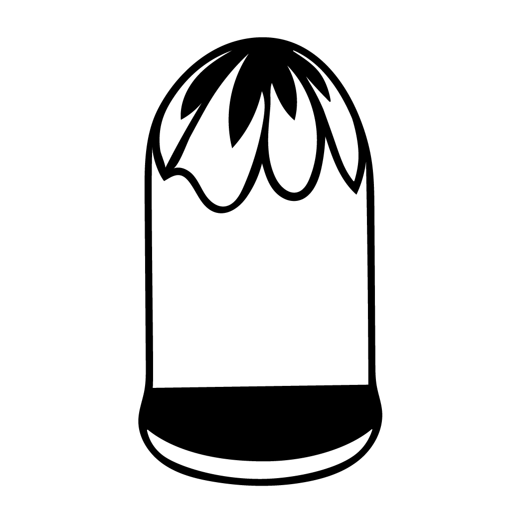 Bullet Decal Style Border Bullet Decal Black And White (1051x1051), Png ...