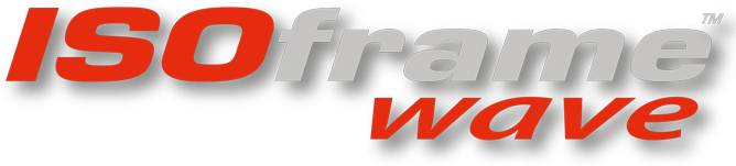 Isoframe Wave Logo (808x435), Png Download