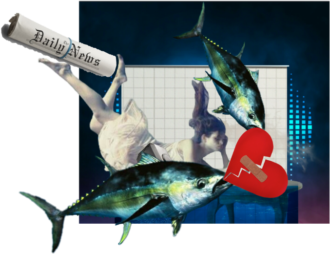 Heart Sticker - Billfish (1024x1024), Png Download