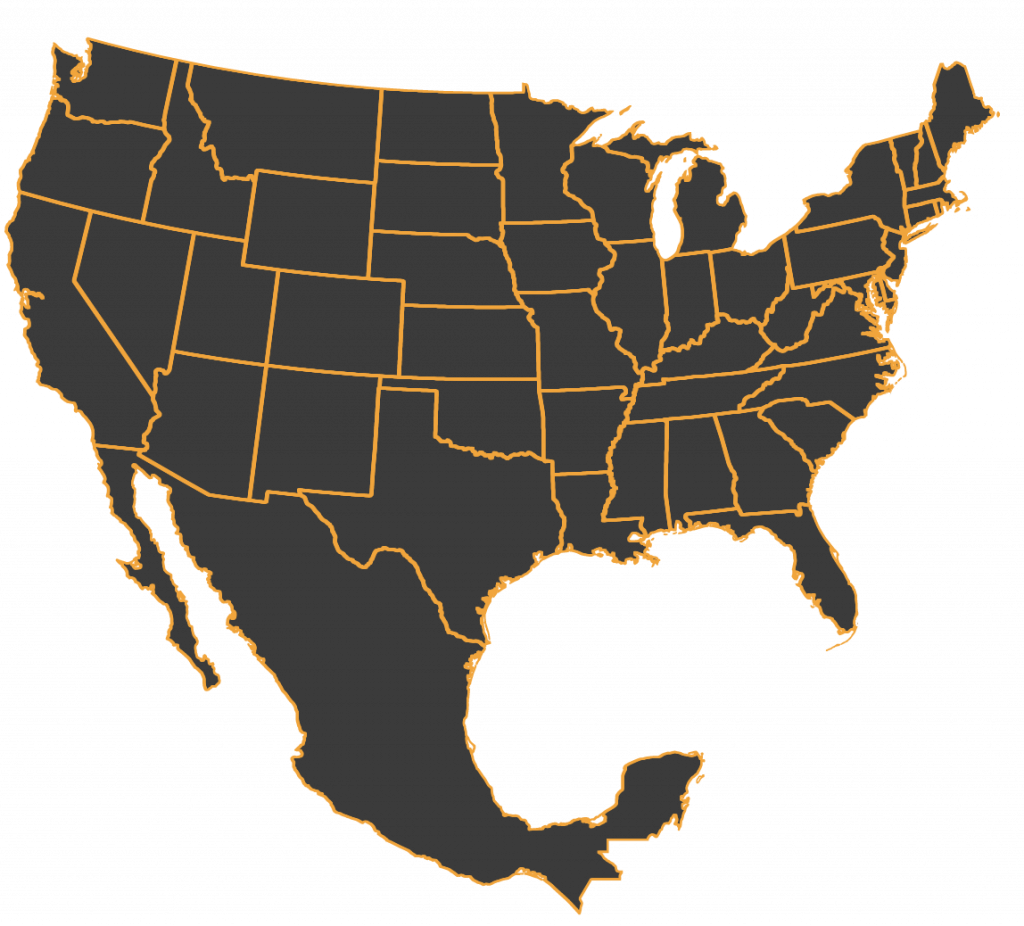 Download Download Us Mexico Map - Us And Mexico Map Outline ...