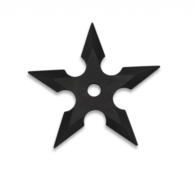 Estrella Ninja Entrenamiento - Ninja Throwing Stars (640x577), Png Download