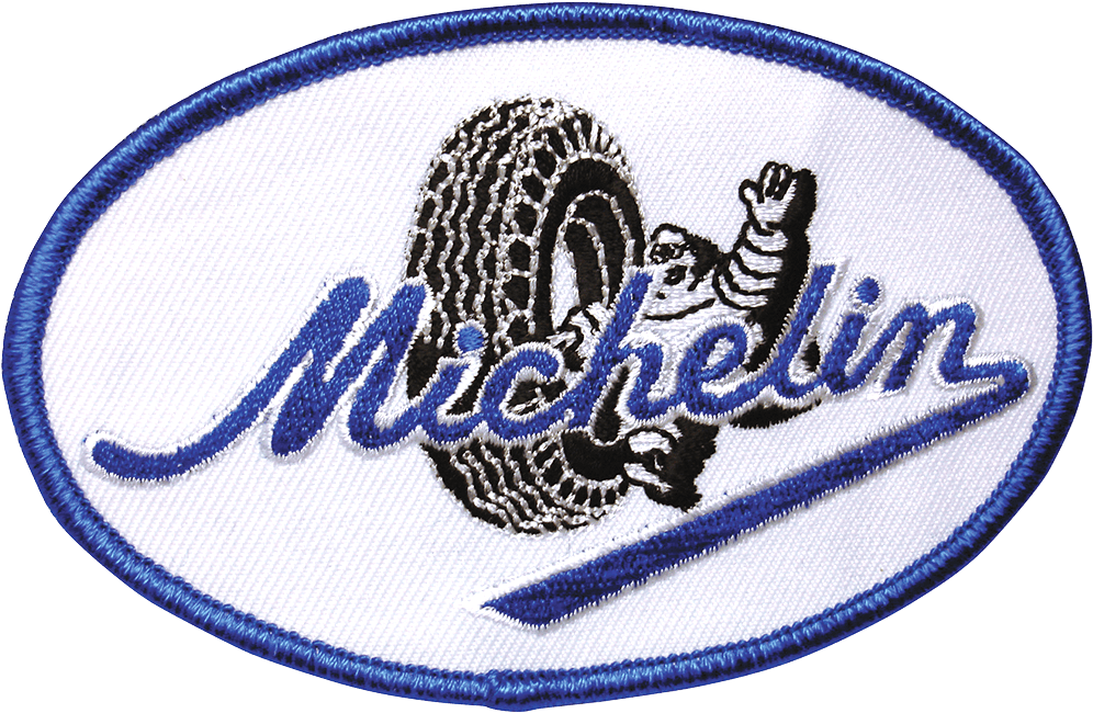 Vintage Michelin Script Logo Oval - Michelin 1950 Logo (1000x1000), Png ...