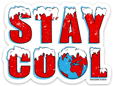 Stay Cool Sticker (493x740), Png Download