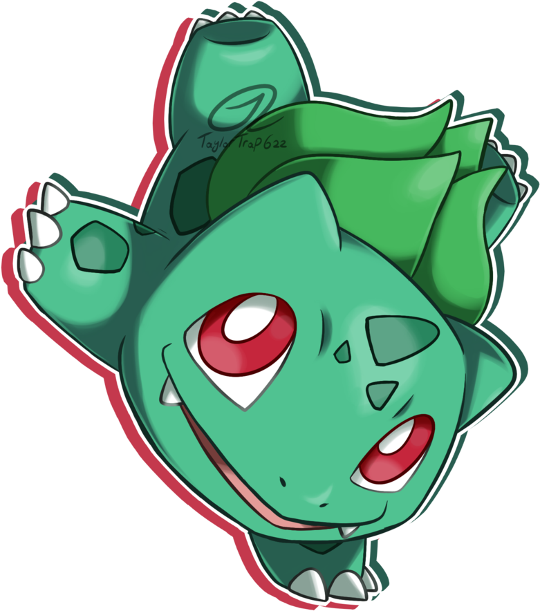 Pokemon Fan Art - Transparent Bulbasaur (800x905), Png Download