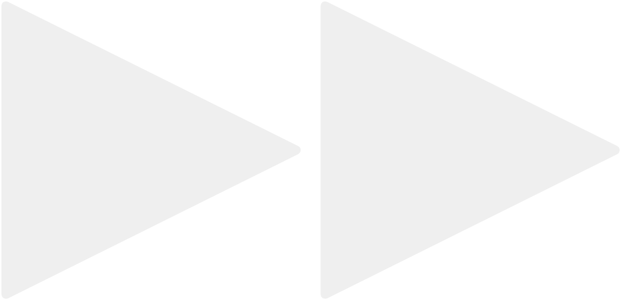 Fast Forward Symbol White Png (1270x615), Png Download