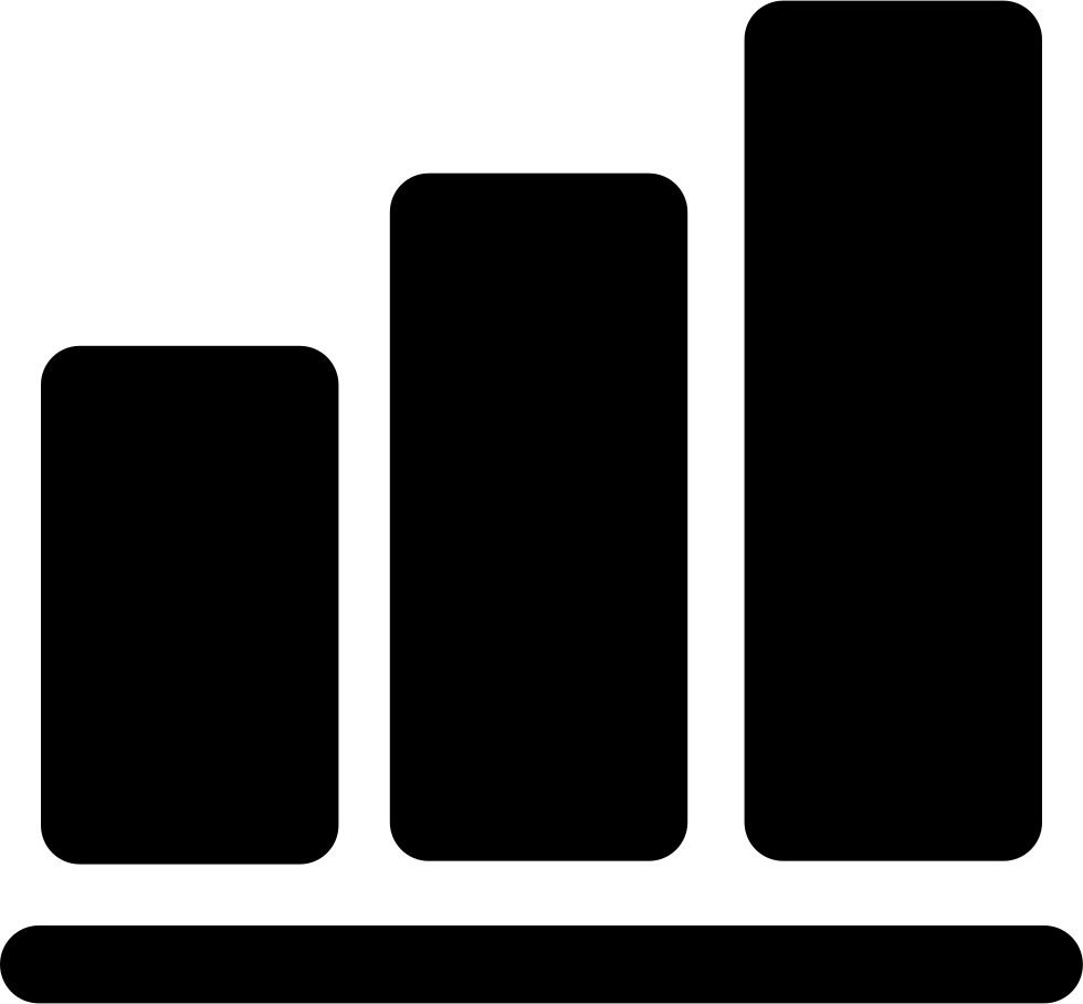 Download Three Bars Graph Svg Png Icon Free Download - Bars Icon ...