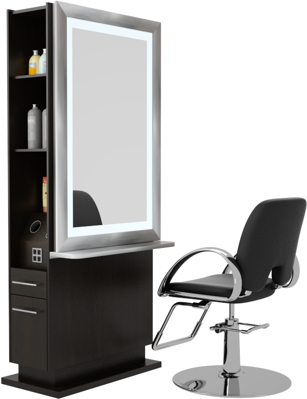 Download Modern Salon Stations - Single Salon Stations | Transparent ...