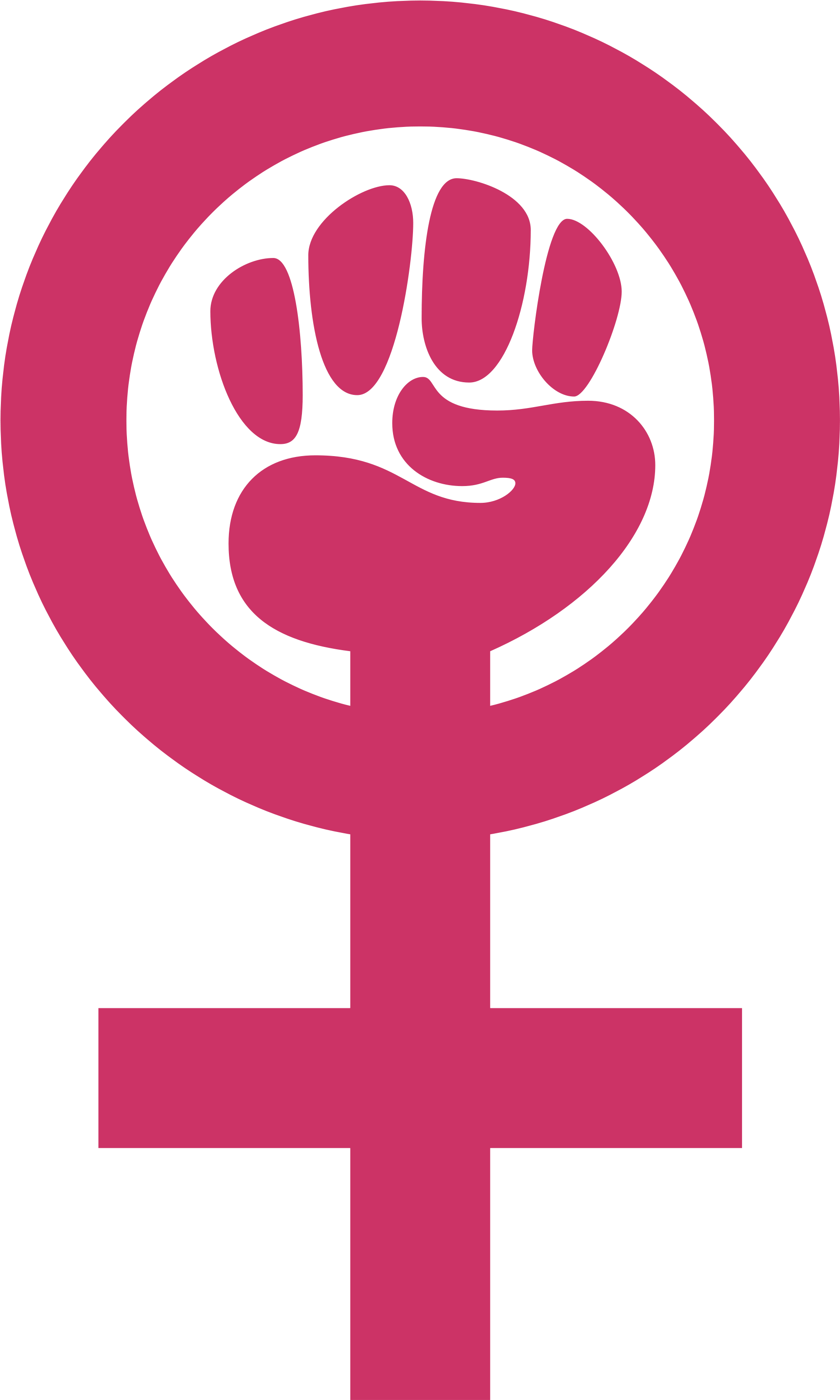 The F-word That Matters - Women Power Symbol (2000x3235), Png Download