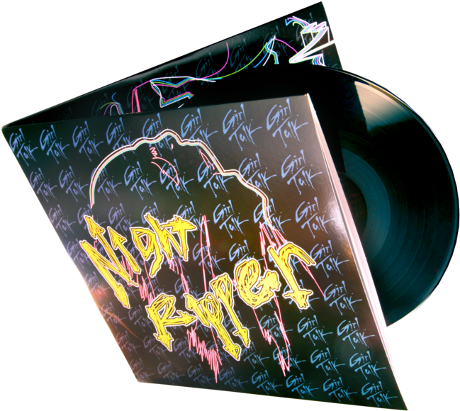 Night Ripper Black Vinyl - Night Ripper (670x597), Png Download