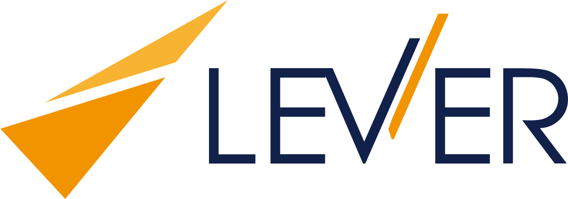 Lever Logo Lever Logo - Orange (1235x600), Png Download