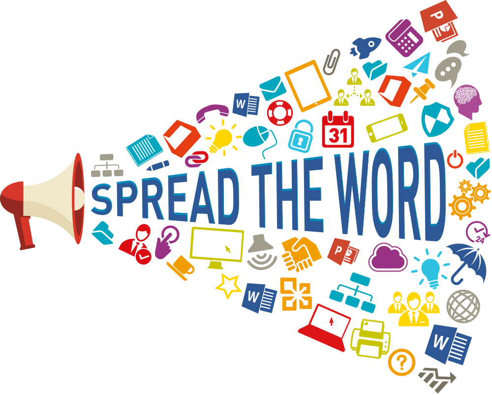 Spread The Word Spread The Word Graphic 1000x803 Png Download