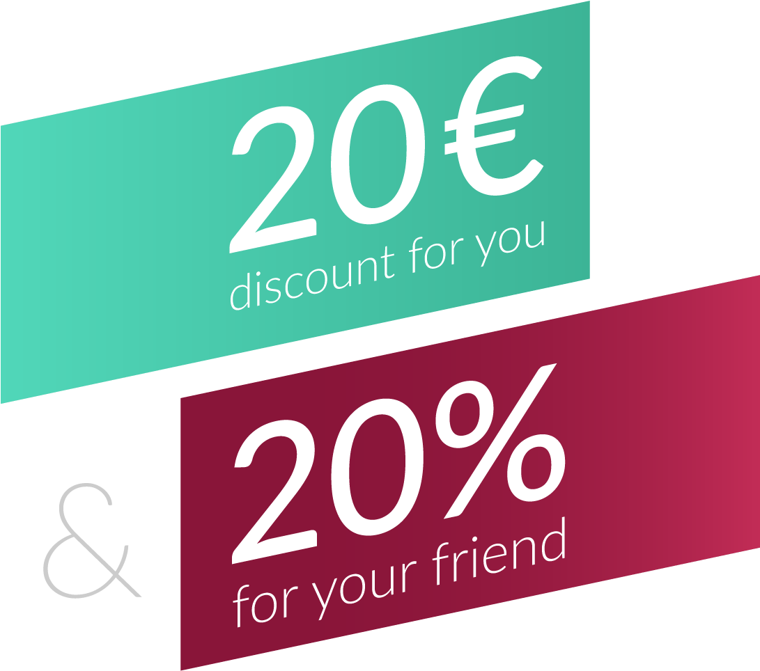 Refer A Friend Discount 20 Euro Off Tego - Sign (1090x1001), Png Download