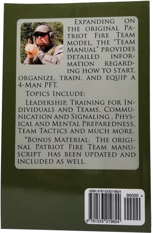 Patriot Fire Team Manual (1024x1024), Png Download