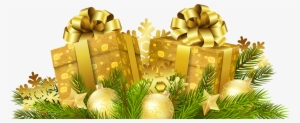 Gift Christmas Decorations Transparent PNG Image | Transparent PNG Free ...