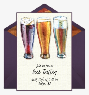 This Beer-inspired Free Party Invitation Design Is - Beer PNG Image ...