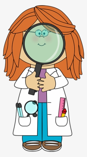 Magnifying Glass Scientist Cartoon Clip Art - Cartoon Scientist ...