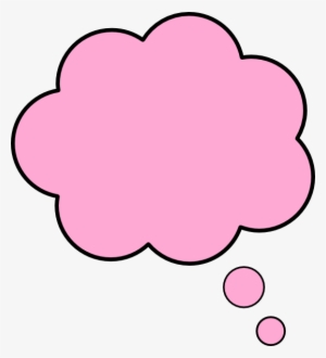 Thought Bubble Pink Svg Clip Arts 540 X 595 Px PNG Image | Transparent ...