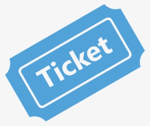 Blue Ticket Png Svg Black And White Library - Graphic Design PNG Image ...