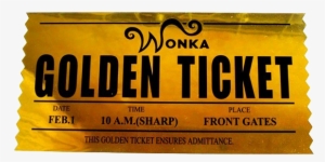 Charlie And The Chocolate Factory Golden Ticket Template