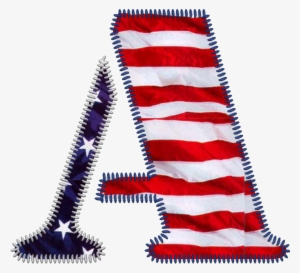 Patriotic Alphabet & Numbers - Patriotic Letter PNG Image | Transparent ...